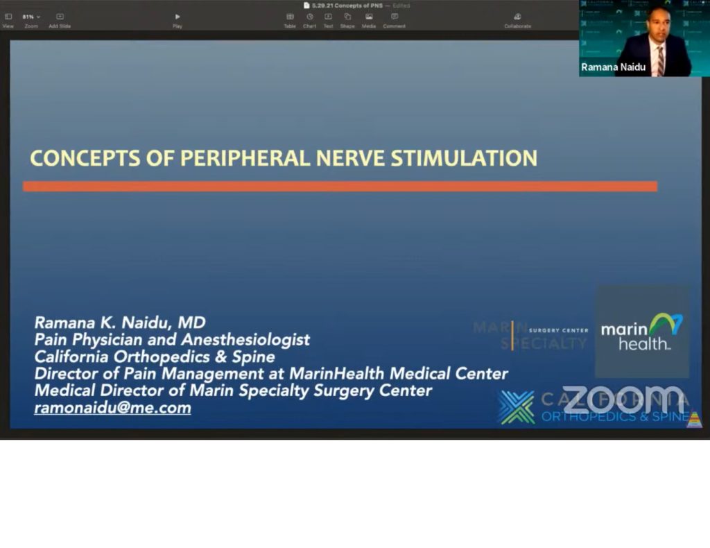 Concepts Of Peripheral Nerve Stimulation Orthopaedicprinciples