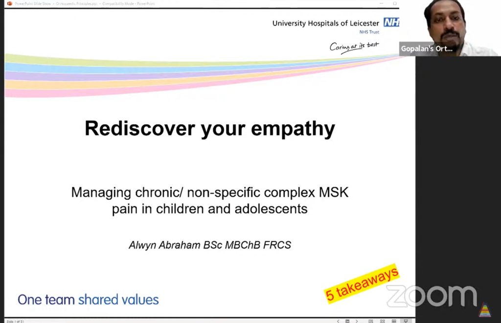 Managing Chronic Non Specific Complex MSK Pain in Children ...